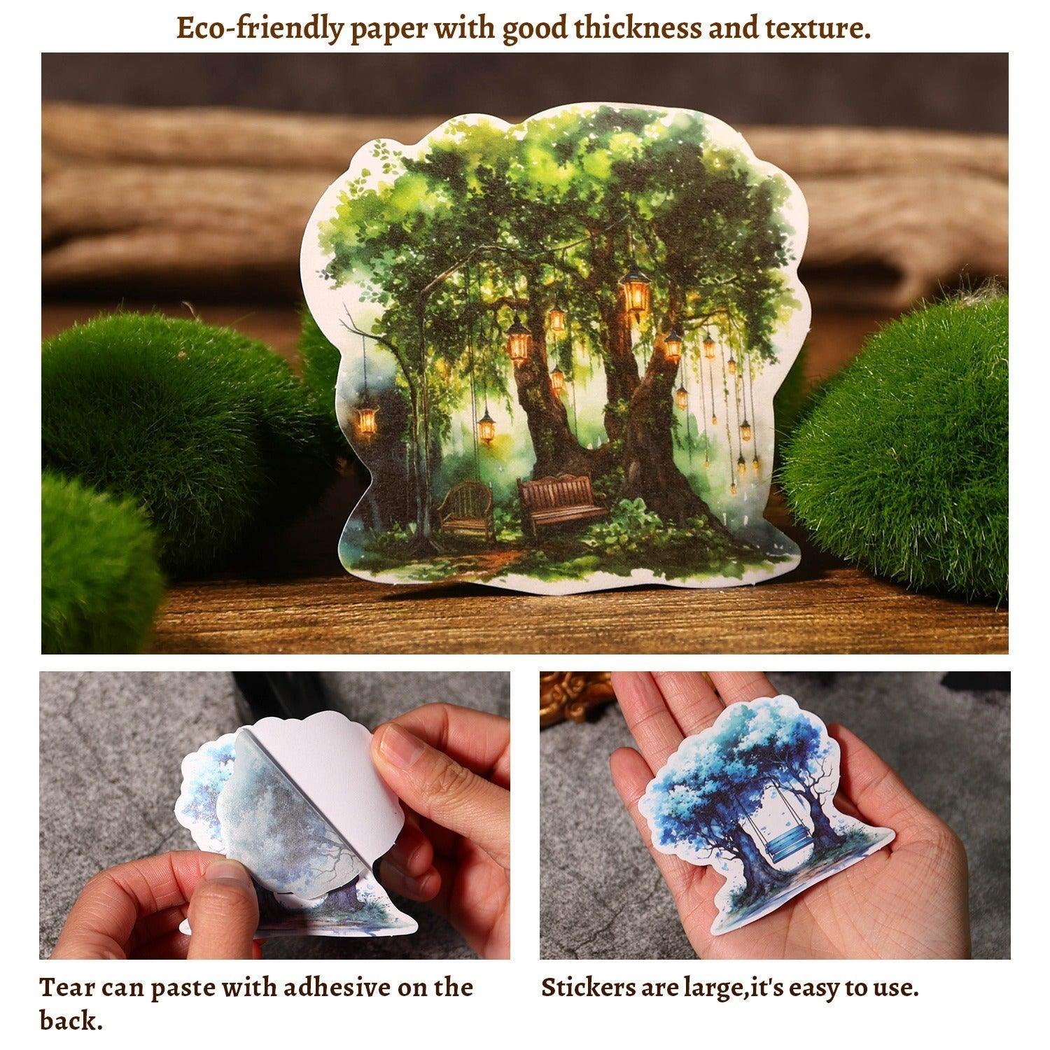 1032 Paper Stickers Jungle Wizard Series – Memo Journals