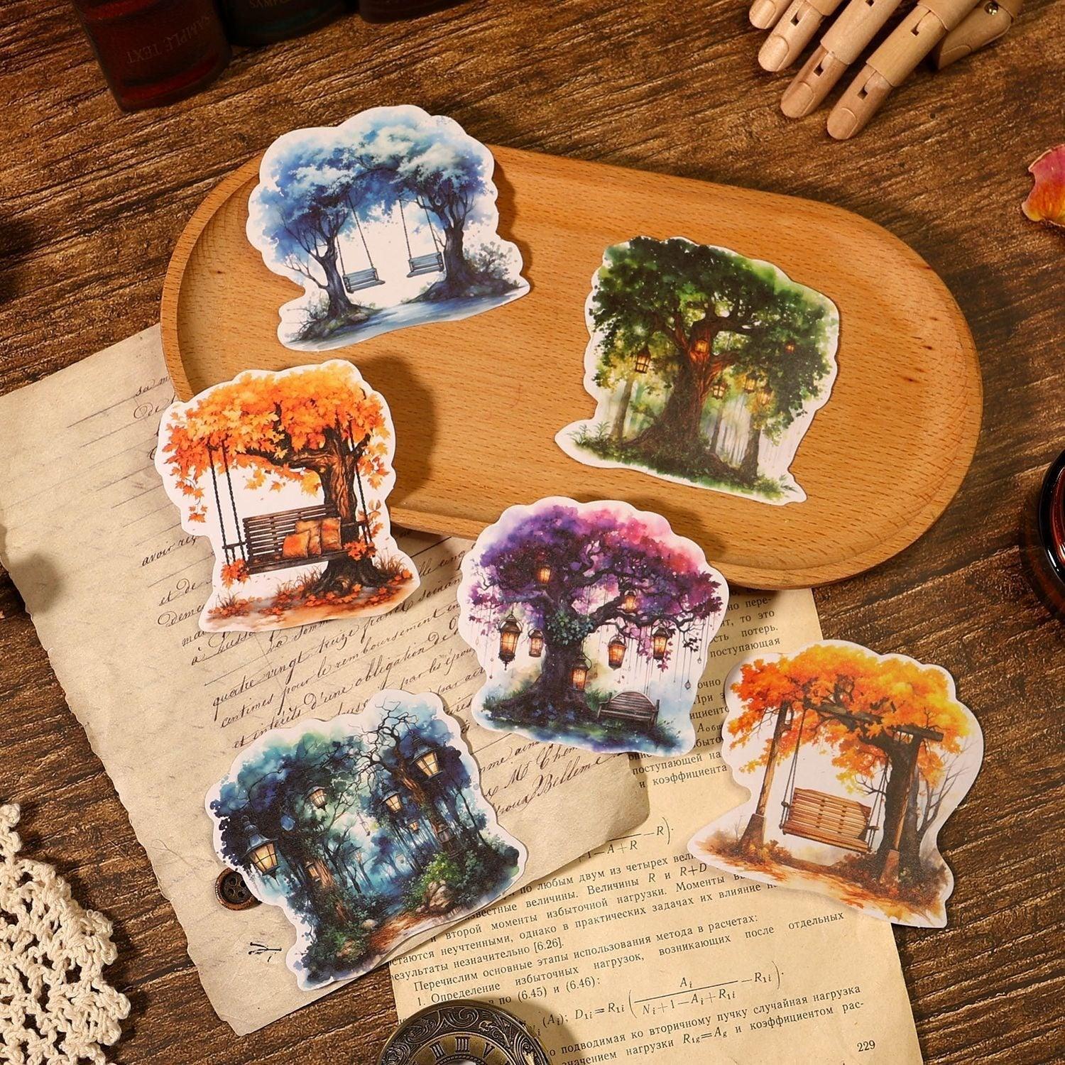 1032 Paper Stickers Jungle Wizard Series – Memo Journals