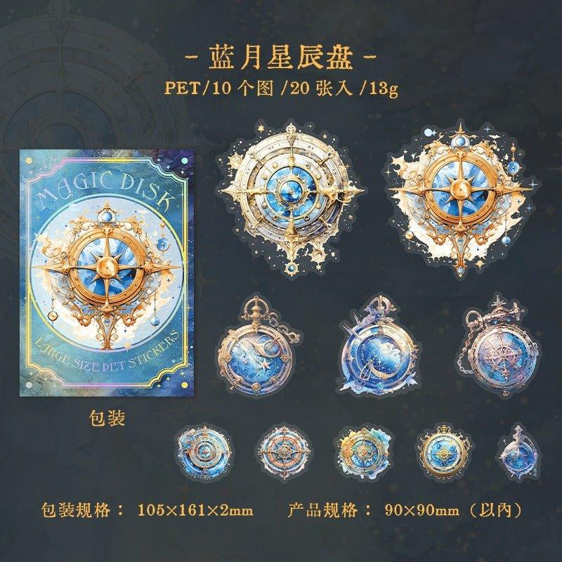 1036 Sticker Pack "Magic Astrolabe" Series – Memo Journals
