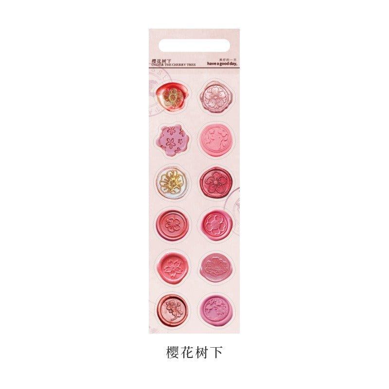 1119 Shaped Stickers Daydreamer-Fire Paint Drip Series – Memo Journals