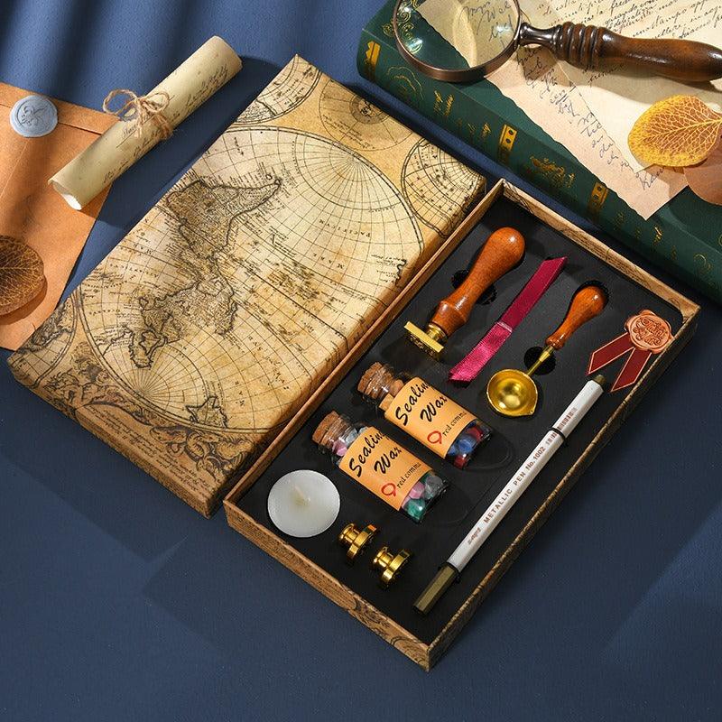 5007 （2 bottles of wax Fire Lacquer Wax Map Set） – Memo Journals