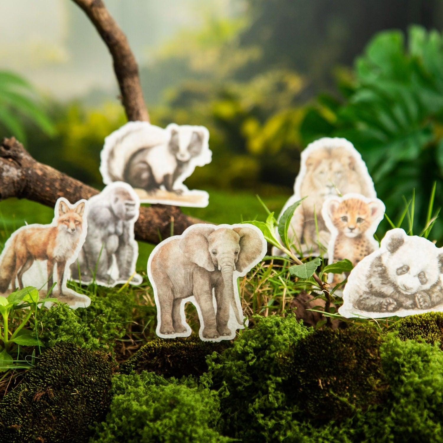 1180 Good Day Sticker Pack Animal Collector Series – Memo Journals