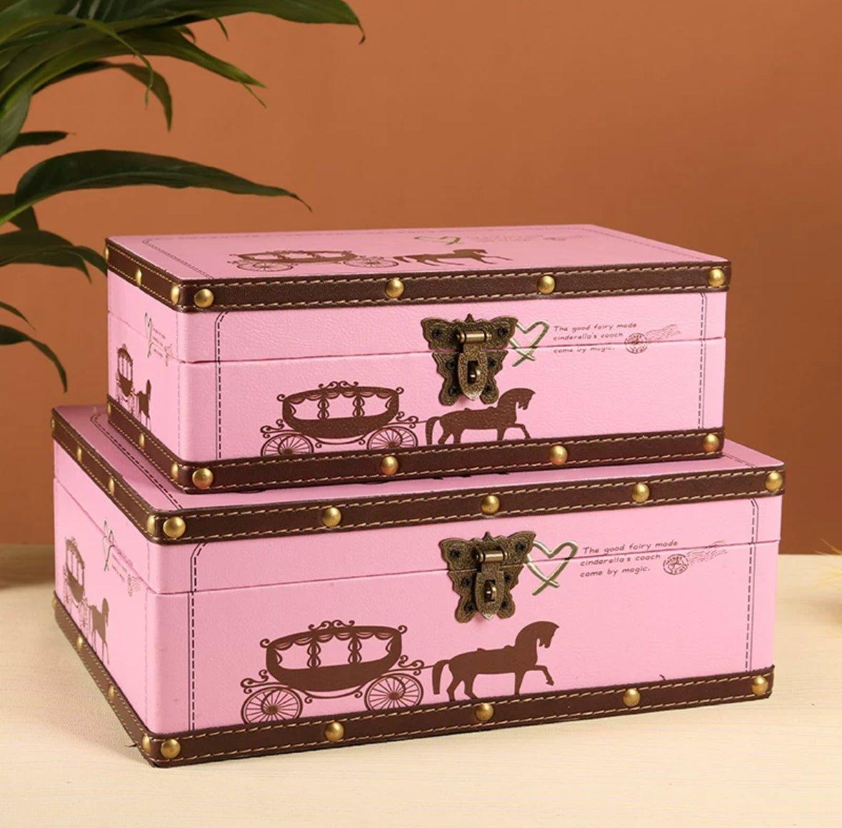 6100 Cartoon Carriage Style Storage Box – Memo Journals