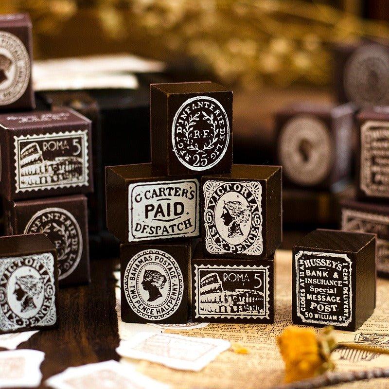 7011 Wooden Stamps Big Day Serie – Memo Journals